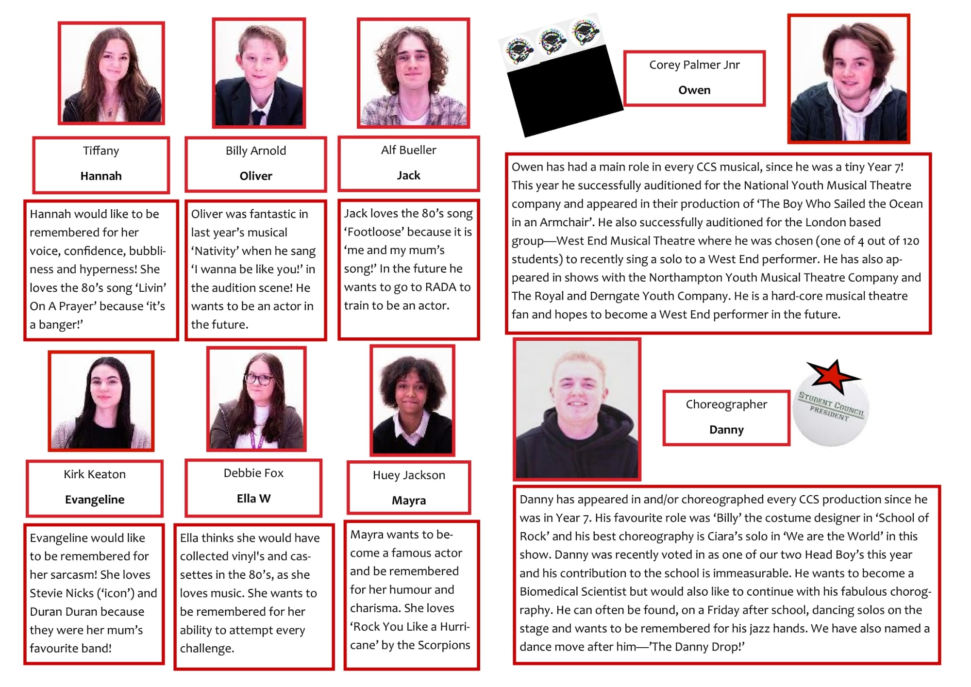 Caroline Chisholm School - Back to the 80's - School Programme